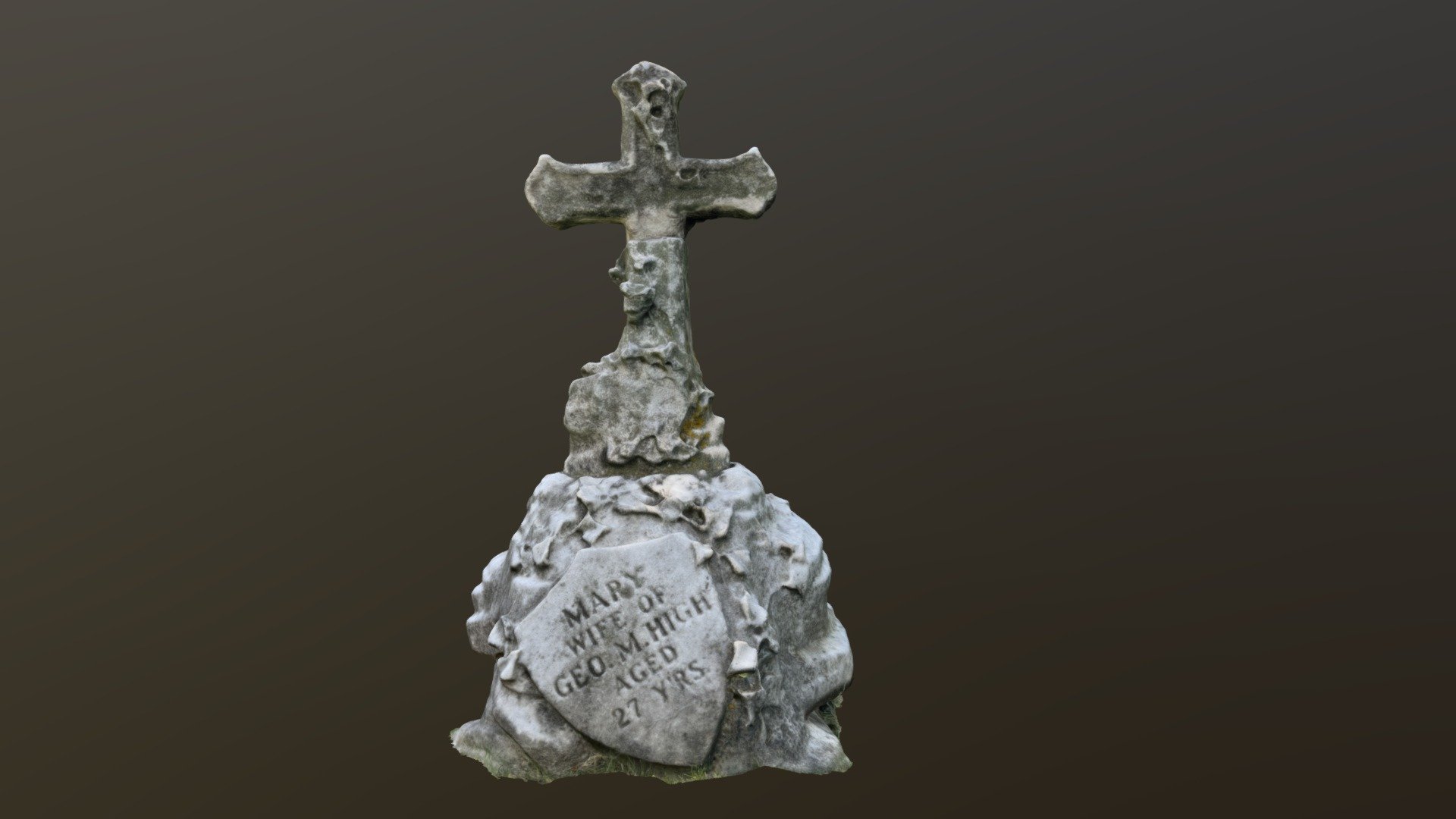 Mary High Gravestone - 3D model by William Feltz, MA (@WFeltz1) [b1f5ad0] - Sketchfab