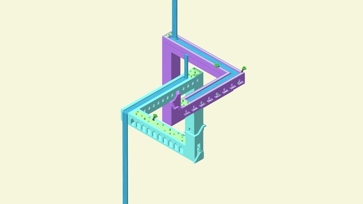 Penrose-triangle 3D models - Sketchfab