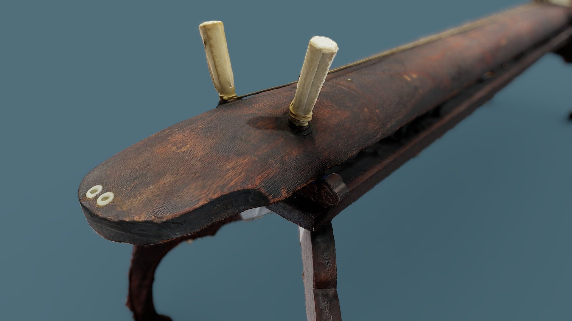 The Azuma School Nigenkin, a Two-Stringed Zither - 3D model by 東京文化財研究所 ...