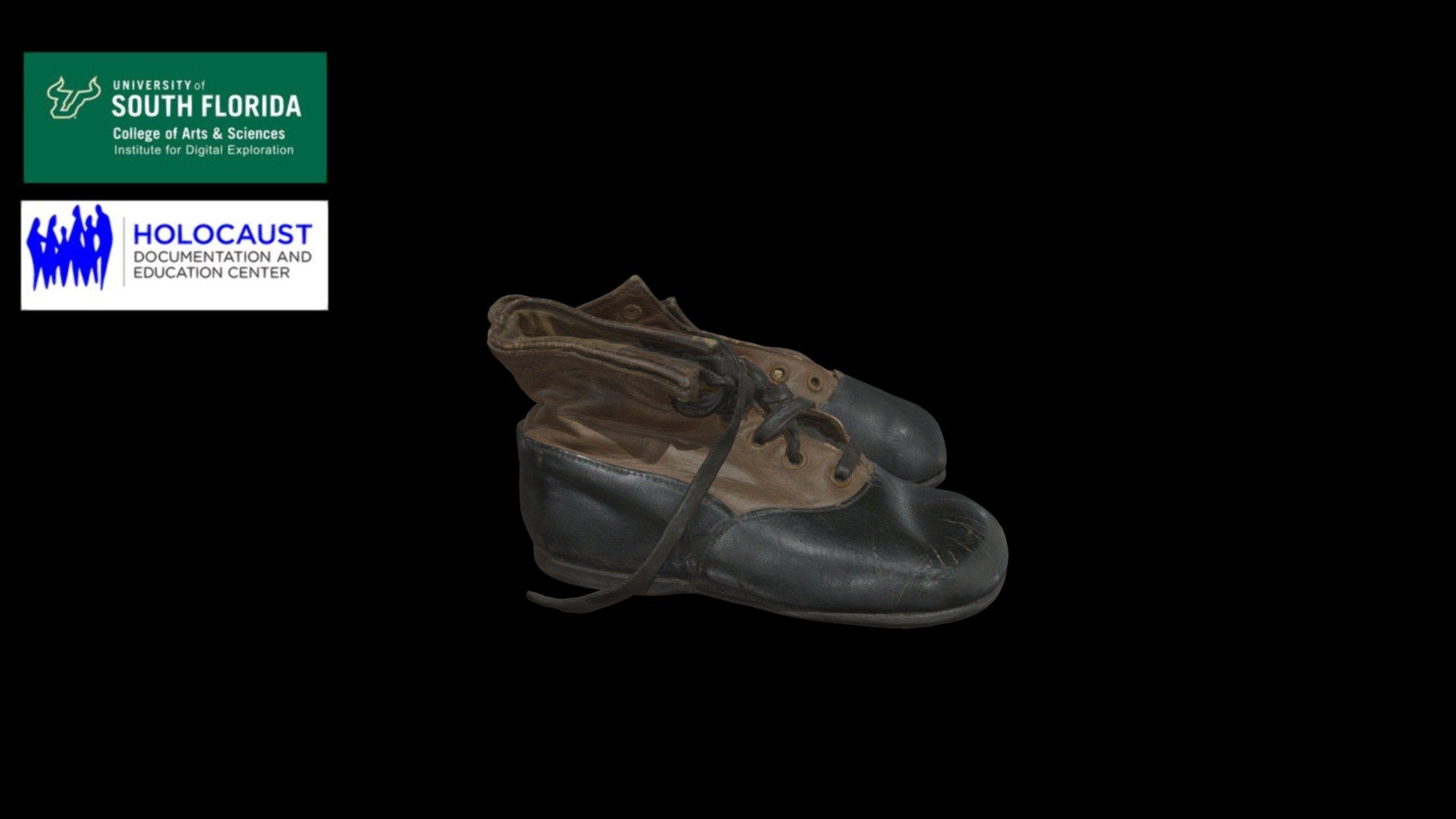 Children's leather shoes - 3D model by USF Institute for Digital ...