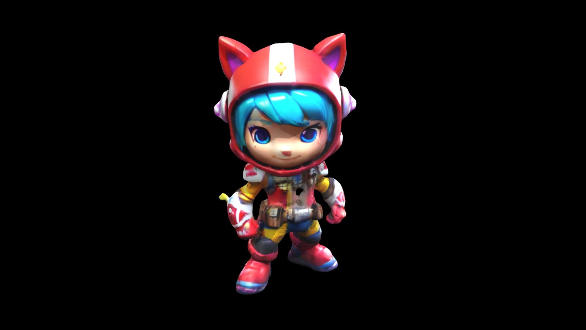 Image Cute Alien from the "Skylanders" game wear - Download Free 3D ...