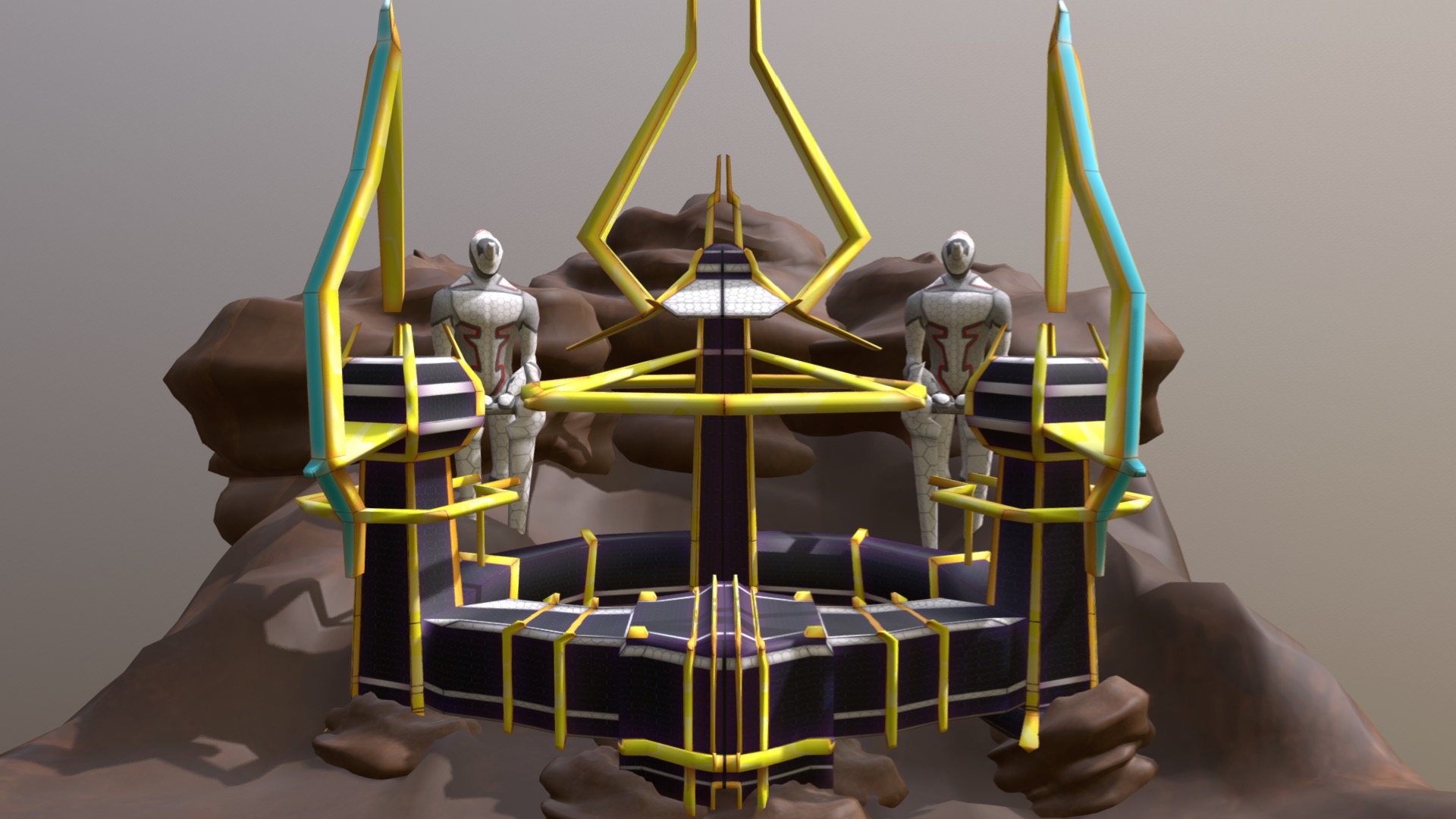 Ancient Temple Scene - 3D model by Paraless [b1fc8a8] - Sketchfab