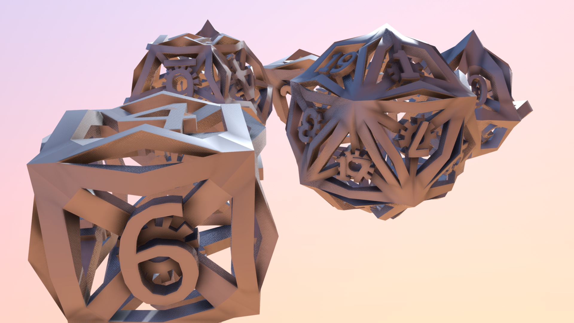 Gear Dice - 3D model by afriedlander [b1fe250] - Sketchfab