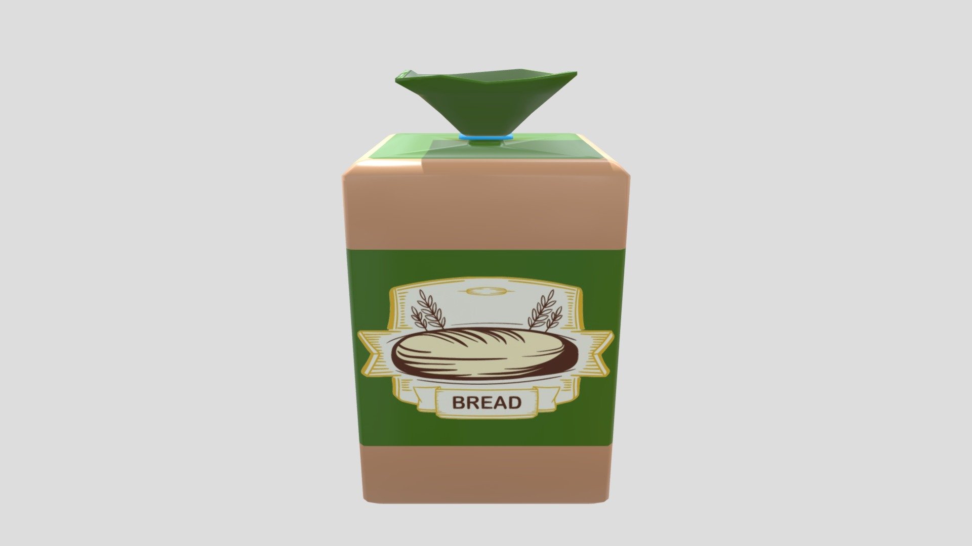 Bread - 3D model by Zul Aiman (@Zul.Aiman) [b1ff090] - Sketchfab