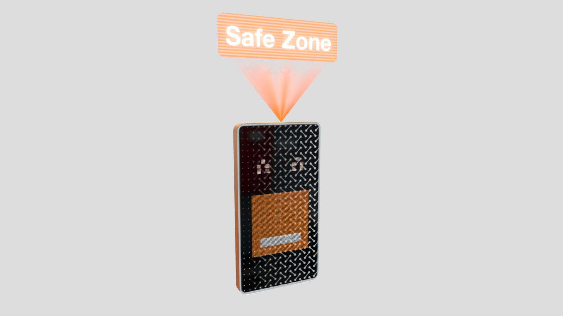 Orange Safe Zone [Smart] Phone - Download Free 3D model by ...