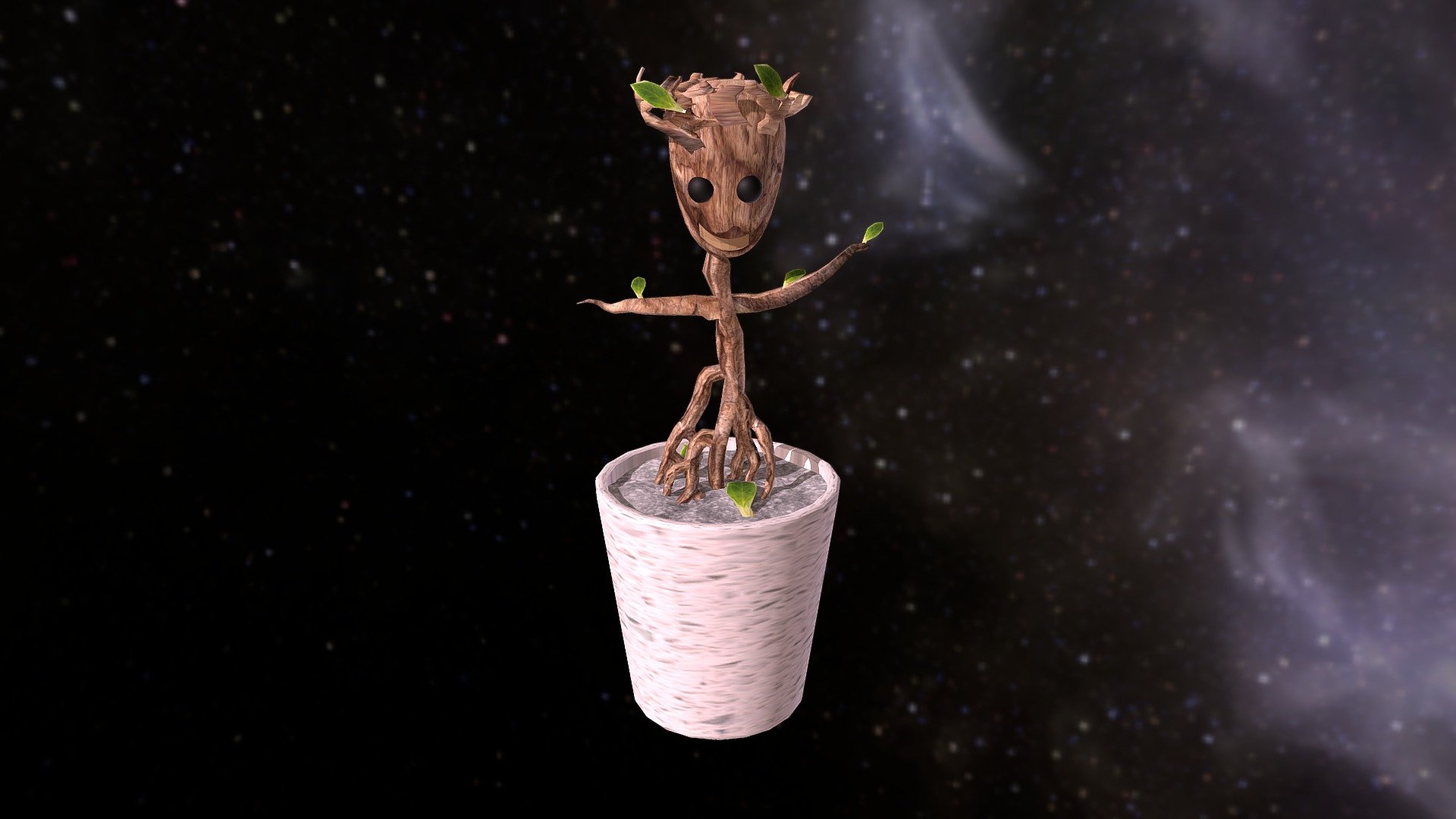 Groot Plant Project - 3D model by lifeisgooderrday [b2044d2] - Sketchfab