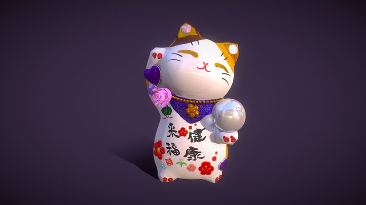 Maneki-neko 3D models - Sketchfab