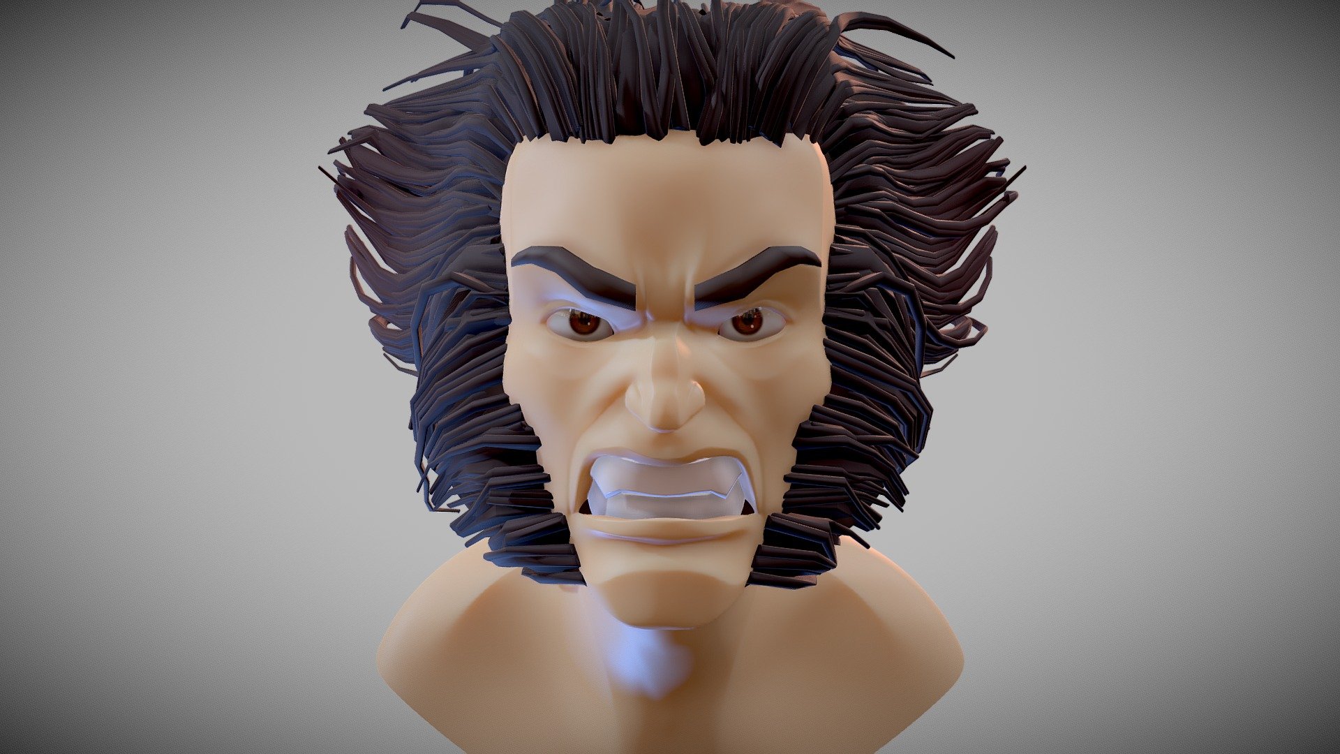 SculptJan2019- 08 Rage - 3D model by Babou (@jukkathewalrus) [b2091f7 ...