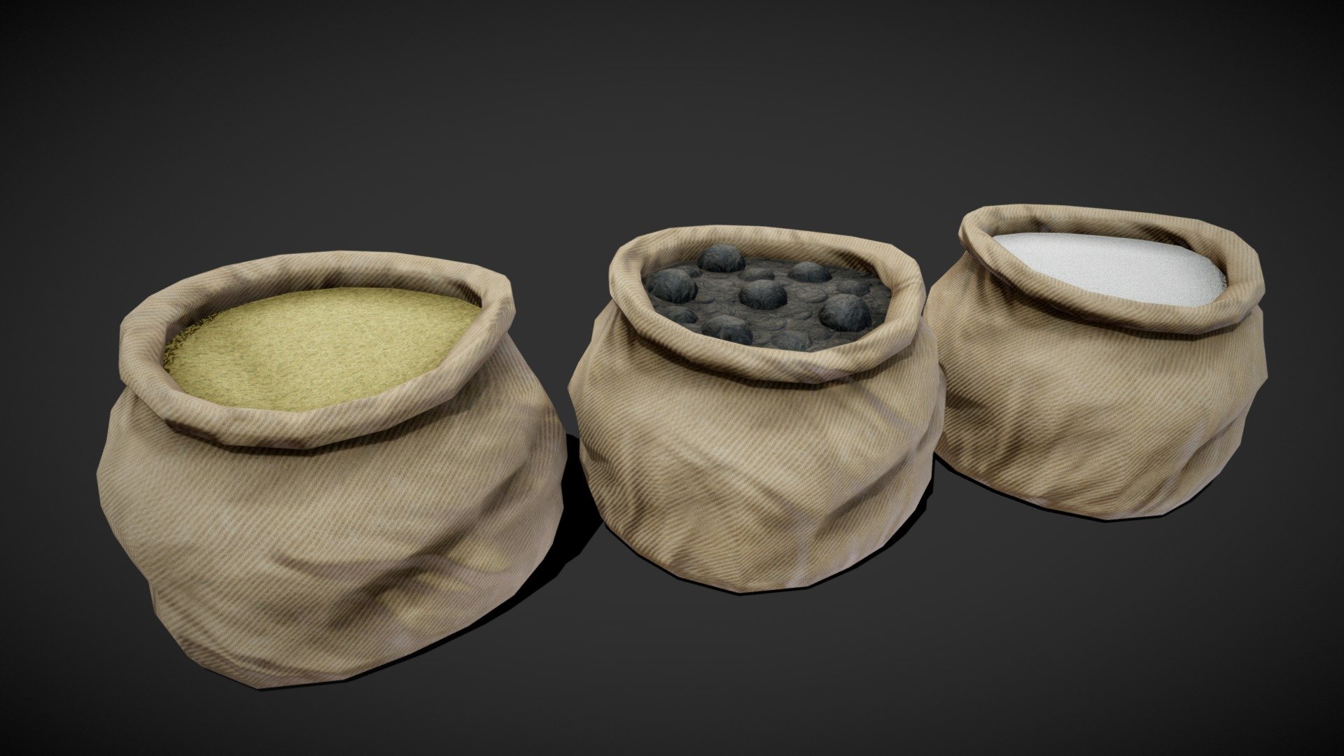 Sacks - Buy Royalty Free 3D model by Joan LP (@joanlahots) [b20adcb ...