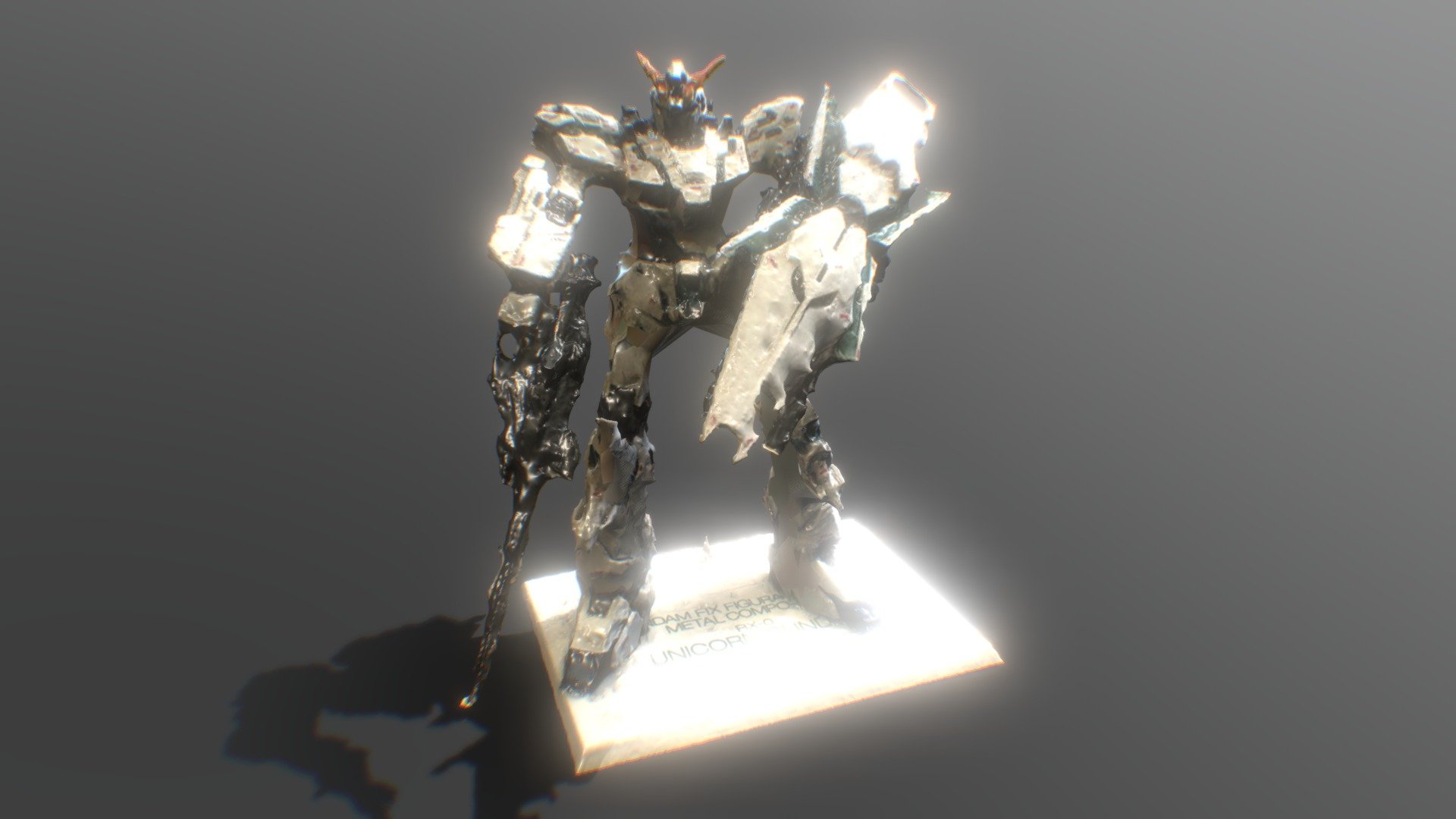 【3D Scanning】Unicorn Gundam | 獨角獸高達 3D 模型 - Download Free 3D model by ...