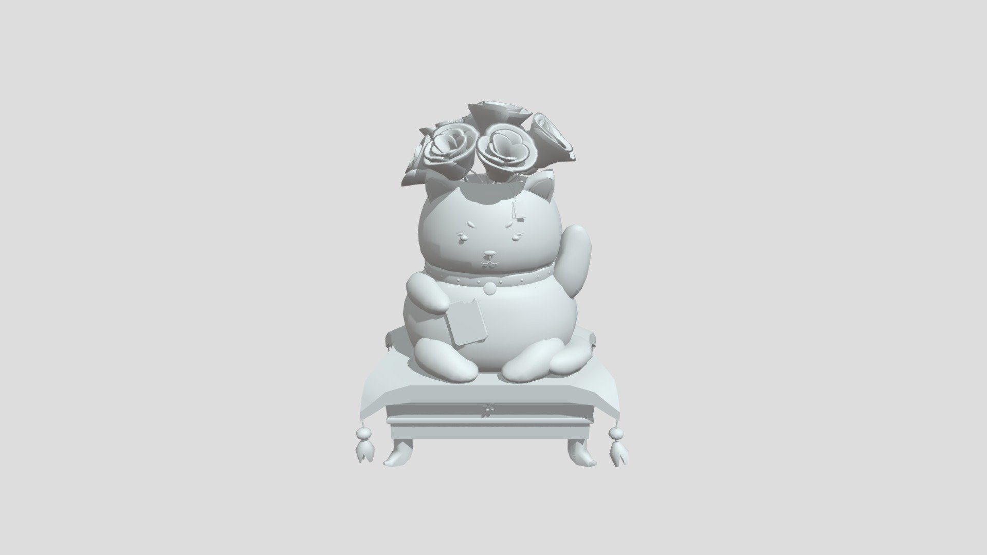 Chinese Cat - 3D model by woolnacht [b2137c0] - Sketchfab