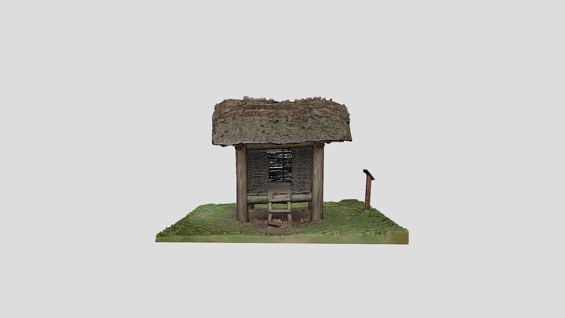 The Post Storage from Neolithic Times - Download Free 3D model by Stone ...
