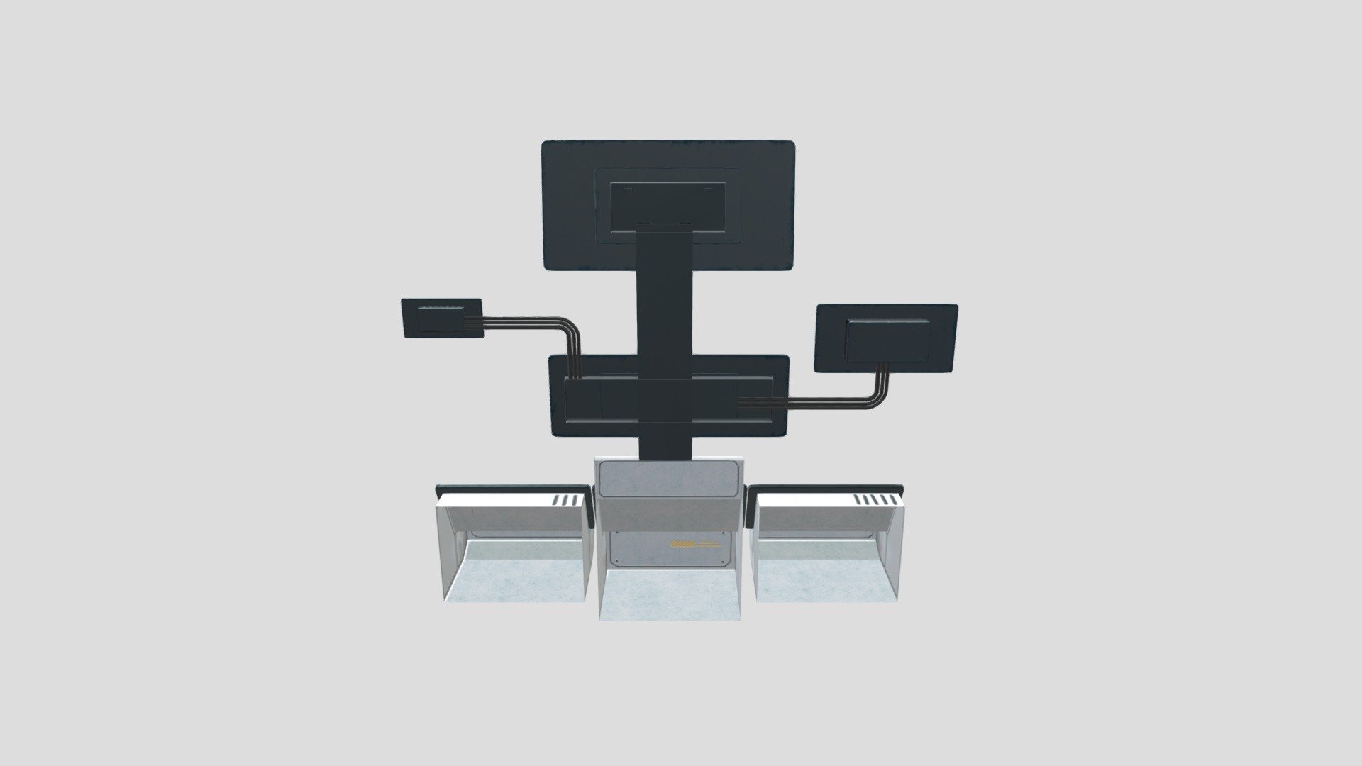 large computer - 3D model by Matt1900 [b214b21] - Sketchfab