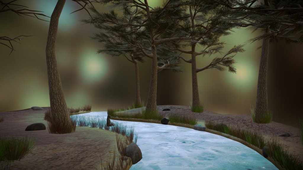 Forest Diorama - 3D model by anghermac [b214b7f] - Sketchfab