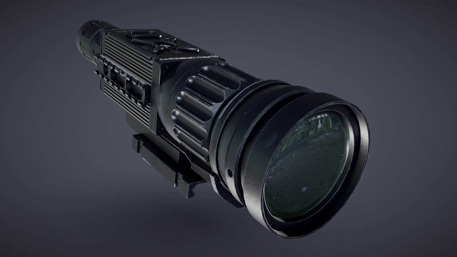Apollo PRO-LR Thermal Sight Attachment - Download Free 3D model by ...