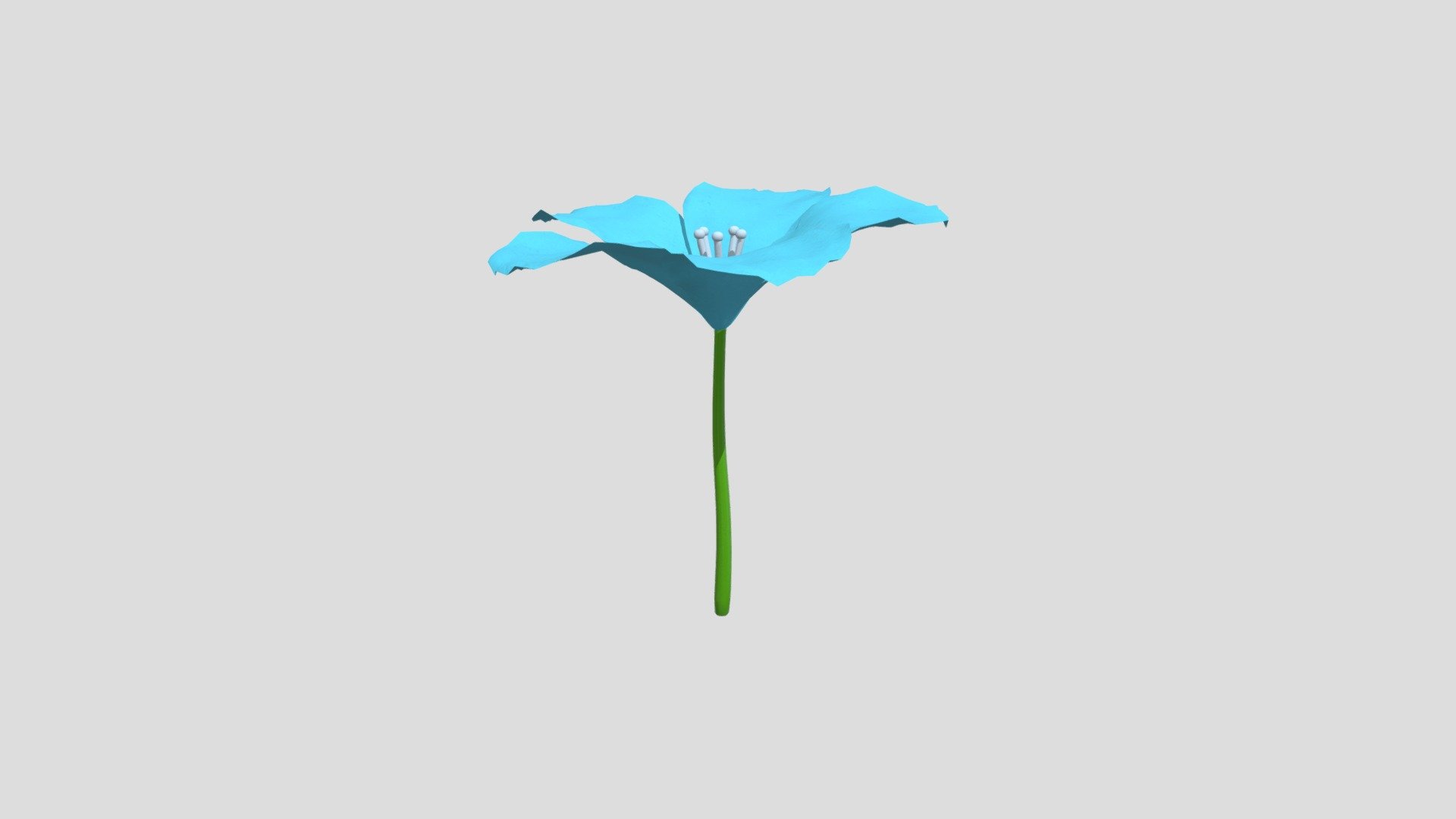 Flower - 3D model by rebekka_oskarsen [b215b3b] - Sketchfab