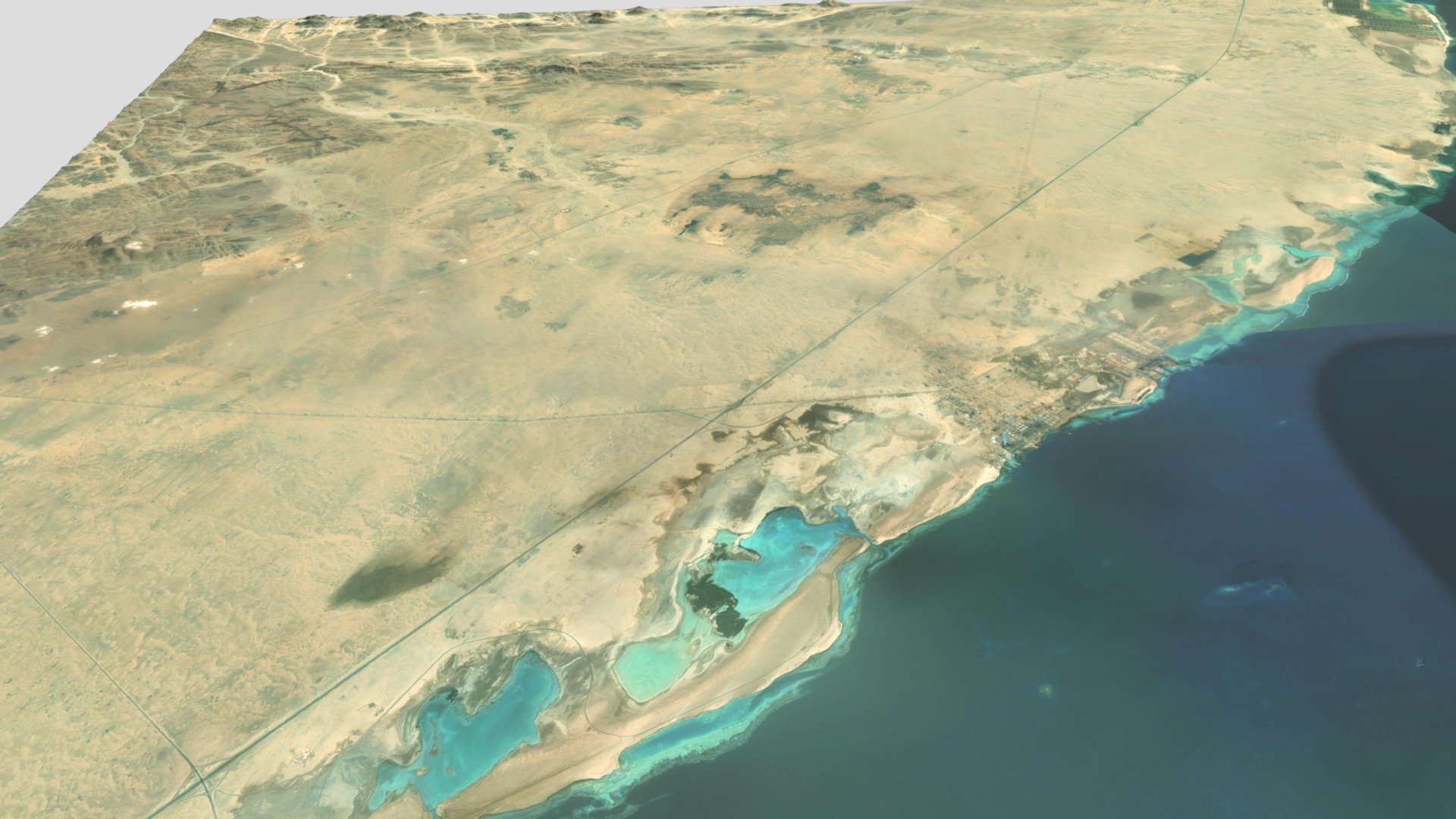 Mecca and the Red Sea Saudi Arabia - n20 e39 - Buy Royalty Free 3D ...