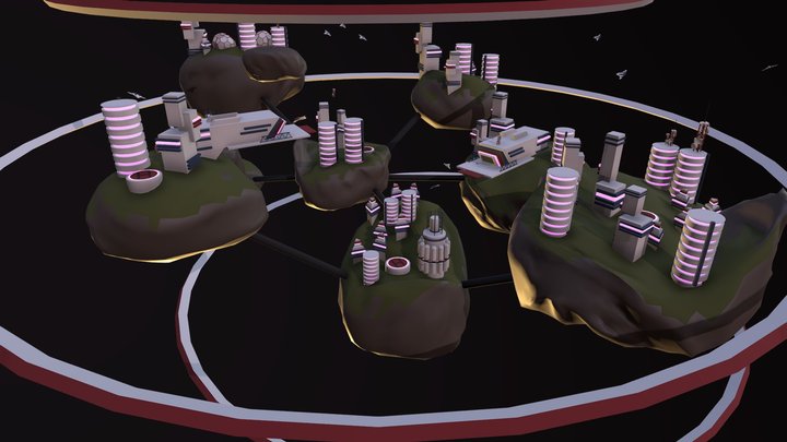 Space-colony 3D models - Sketchfab