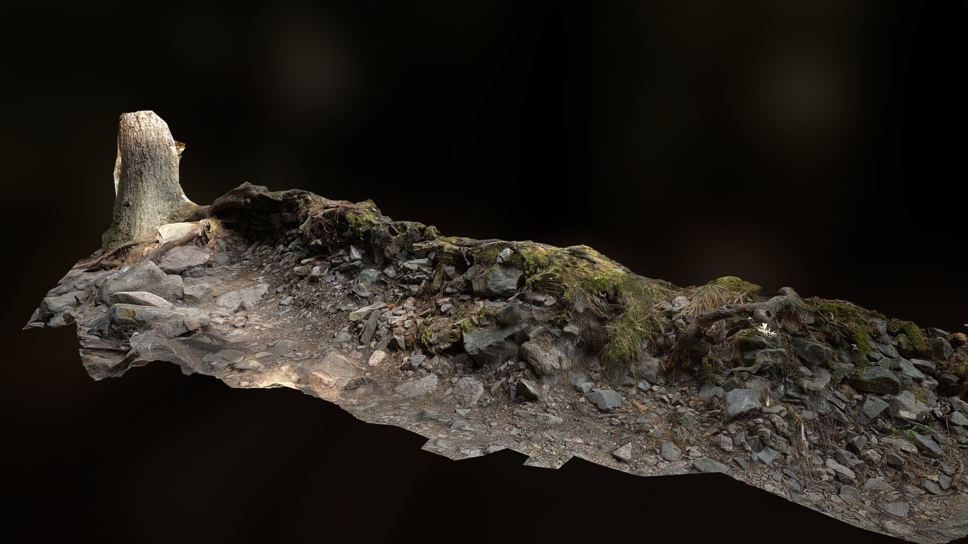 Rocky Path - 3D model by olahaldor [b2184e6] - Sketchfab