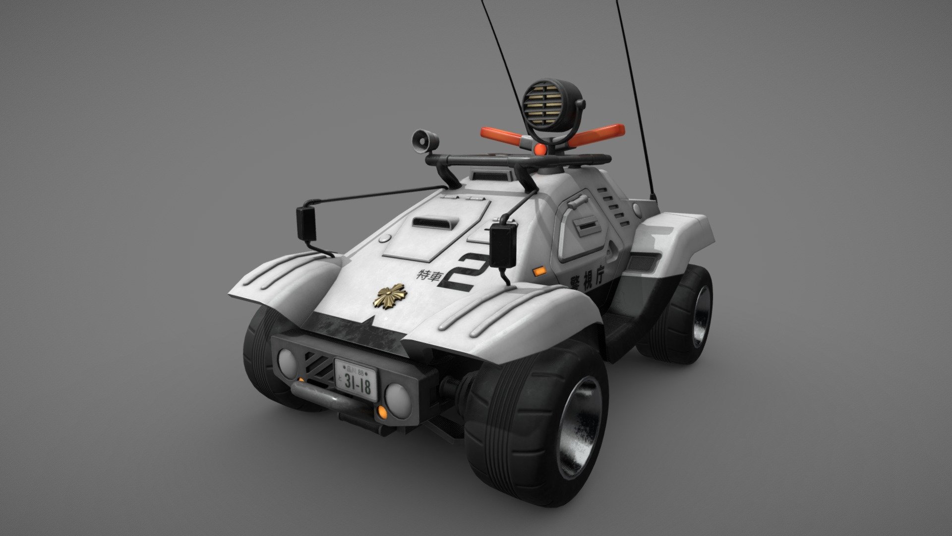 Mobile Police Patlabor: Type 98 Command Car - 3D model by TheHazel27 ...
