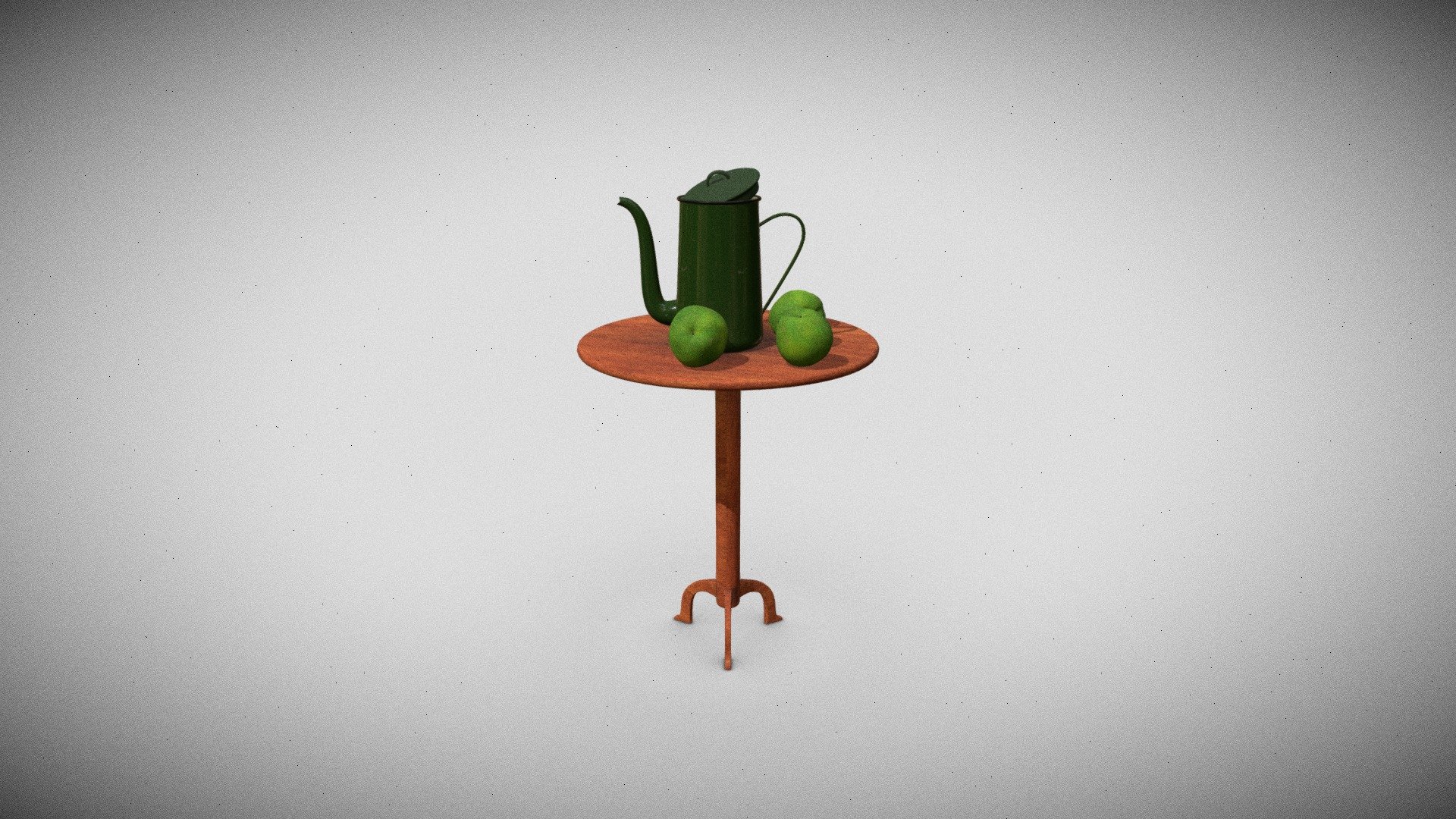 Coffe pot on table - Download Free 3D model by IrisProcess [b2197c4 ...