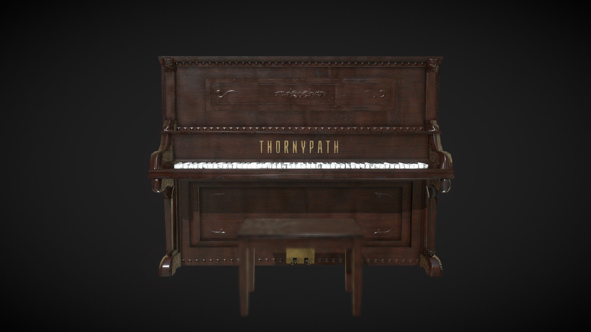 Old Piano - 3D model by bogdanzhukov (@bogfdzhukov) [b21c840] - Sketchfab