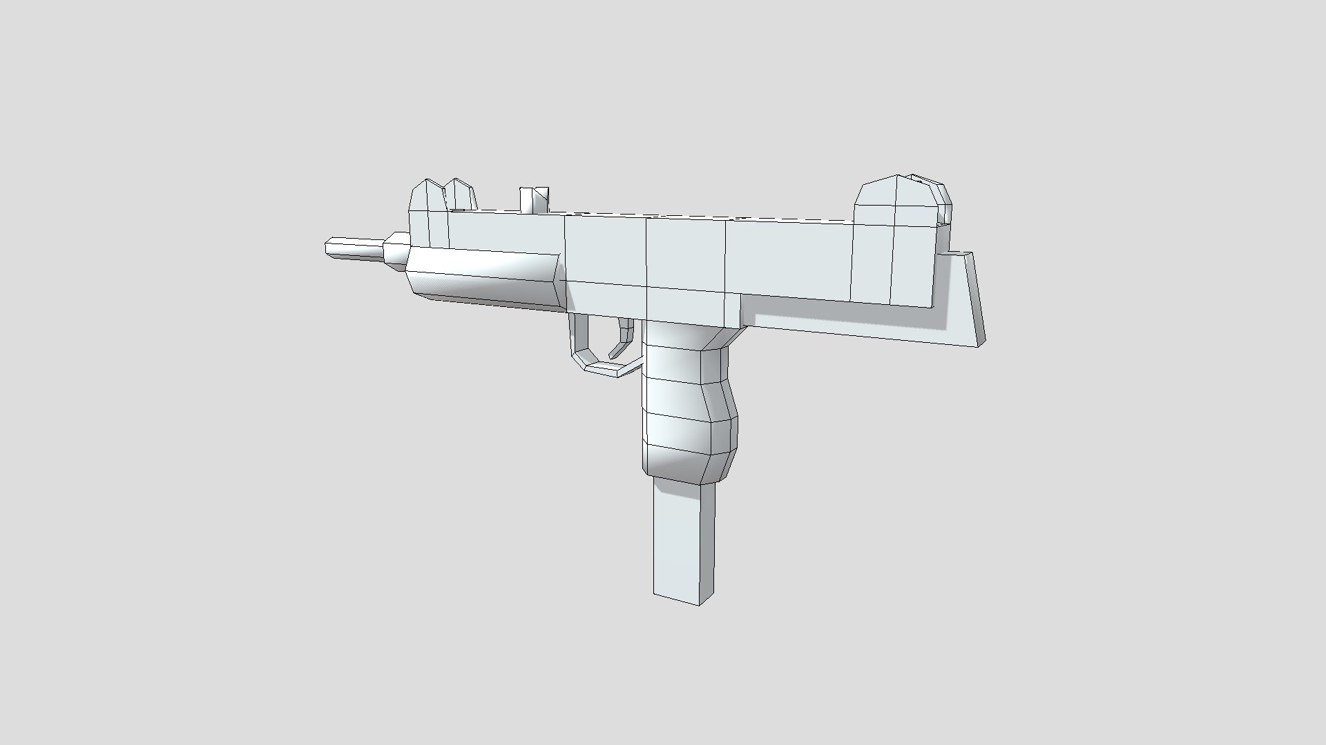 Low Poly Uzi - Download Free 3D model by 5nakes [b21d41d] - Sketchfab