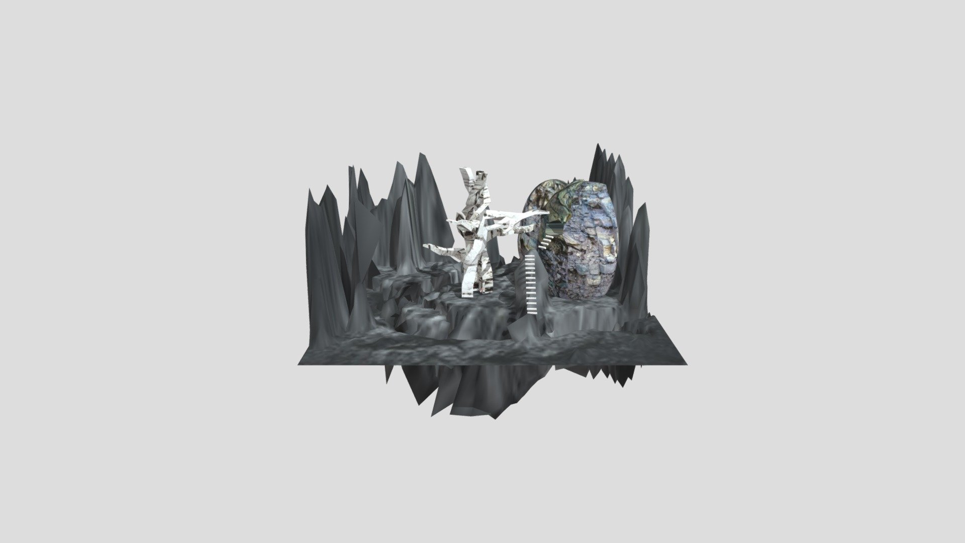 My cave environment - 3D model by petra5188 [b21e242] - Sketchfab