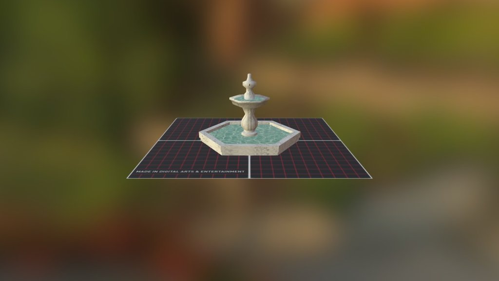 Prop_Fountain - 3D model by Frederic.Caeyers [b21eea1] - Sketchfab