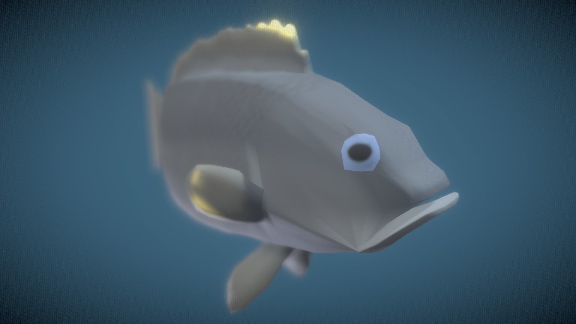 Blue And Yellow Grouper - 3D model by CatfishYAY [b221451] - Sketchfab