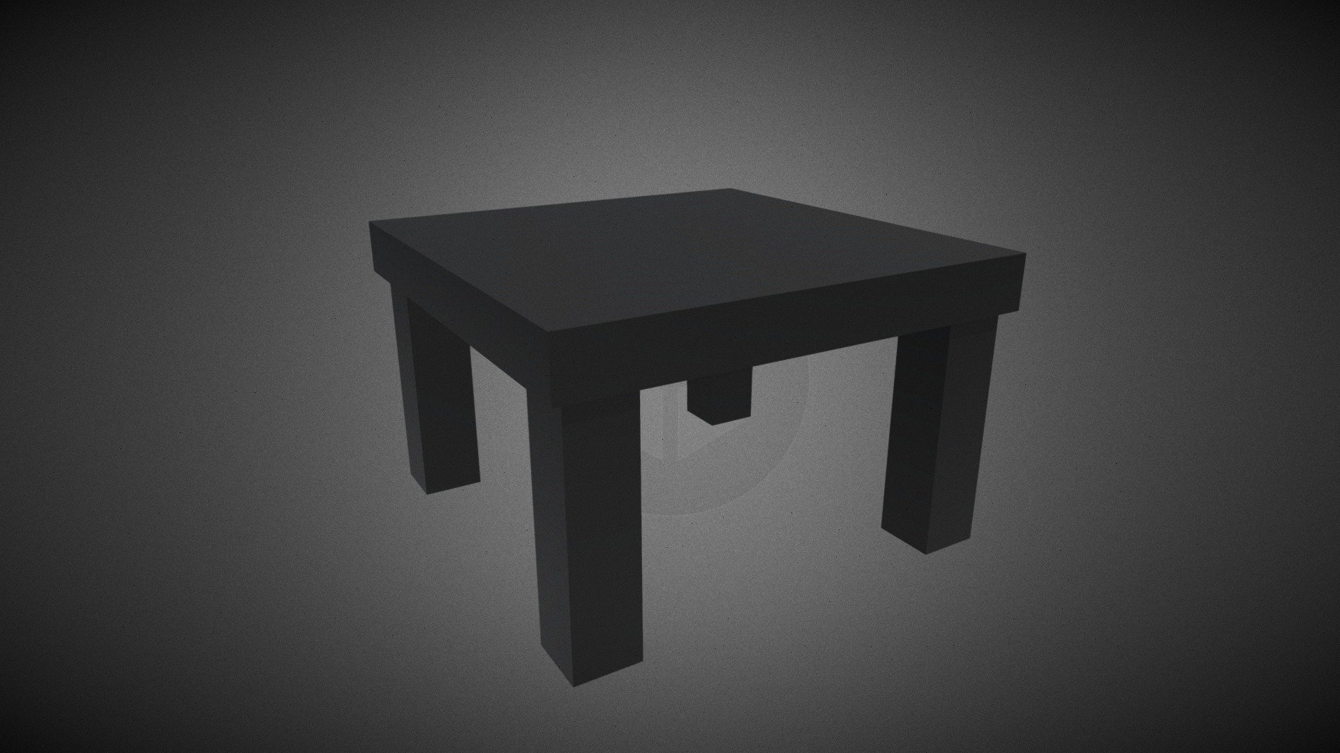 Simple Black Table - Download Free 3D model by Smolastty [b221a93 ...