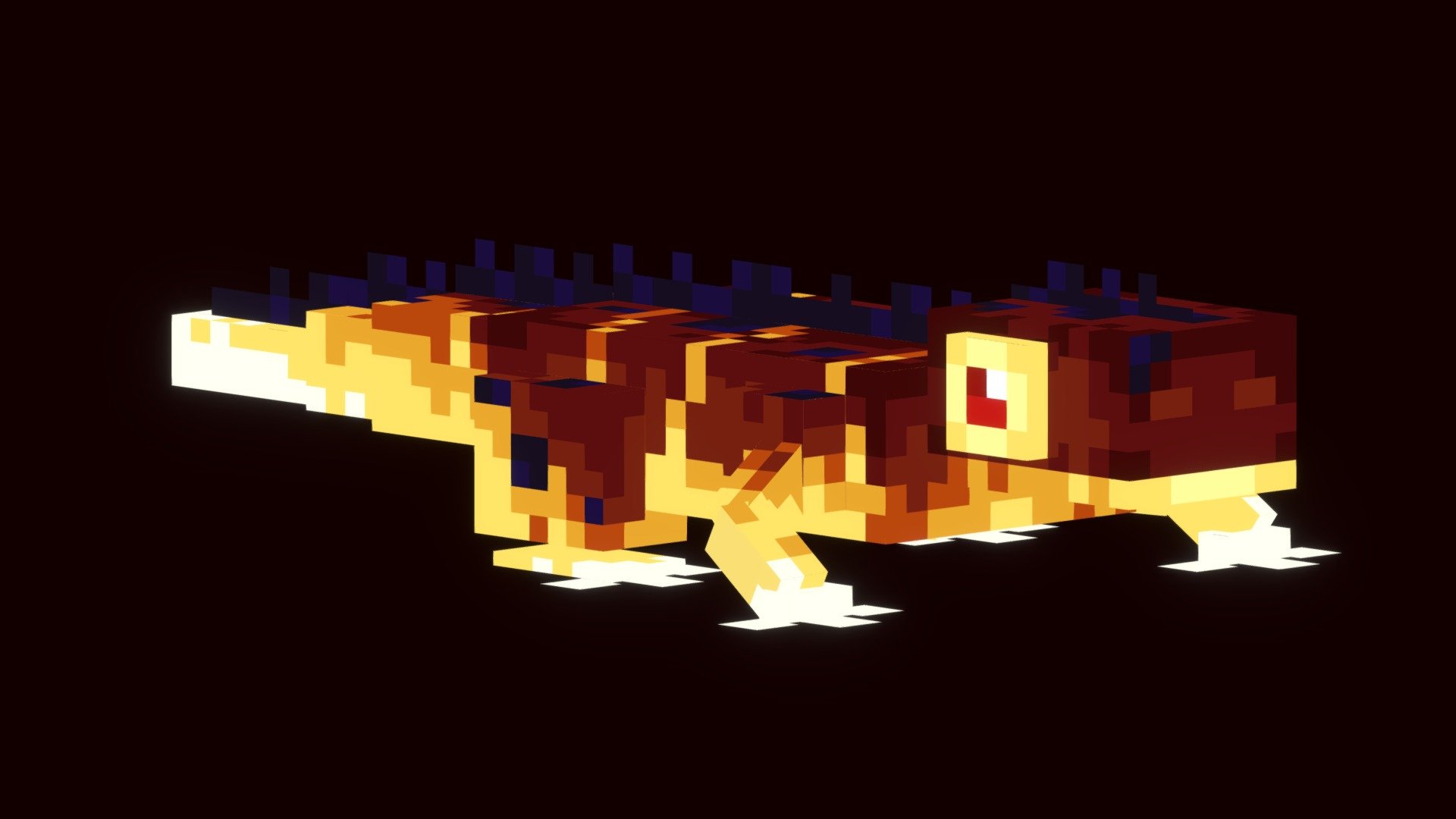 lava gecko - 3D model by fimvie_ [b222c70] - Sketchfab