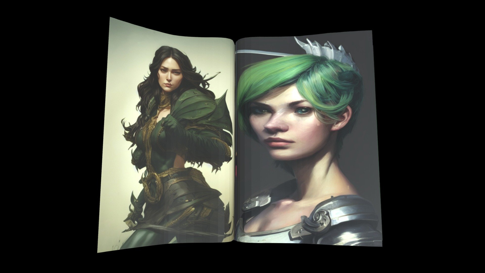 ArtBook MidJourney 0 - 3D model by klrxyz [b222c7c] - Sketchfab