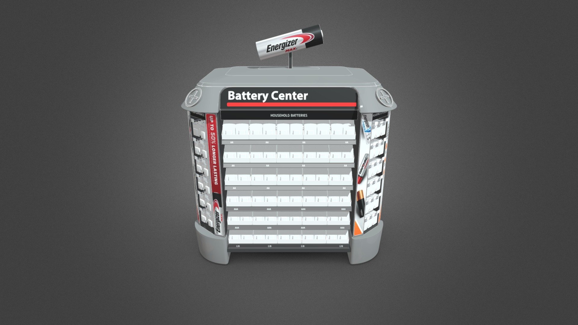 Energizer Quad for THD - Concept 2 - 3D model by HHG Retail Displays ...