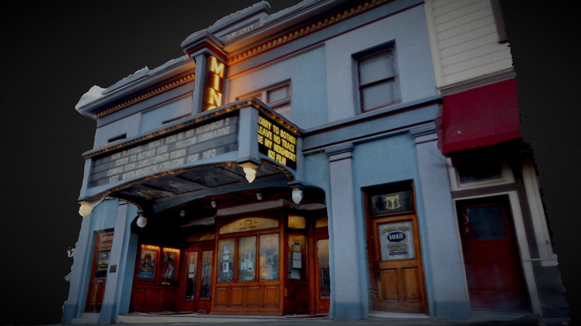 Minor Theatre at Dusk - Buy Royalty Free 3D model by John Toeppen ...