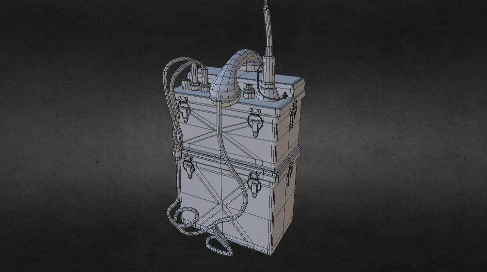 WWII Field Radio - 3D model by zwaves [b22aca7] - Sketchfab