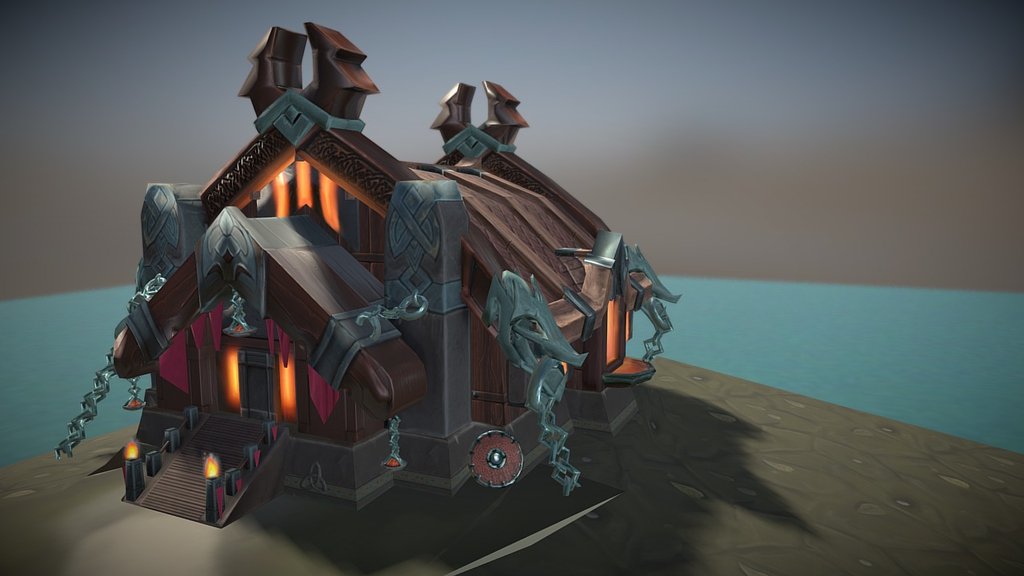 Vrykul house - WoW fan art - 3D model by Leoluch [b22c246] - Sketchfab