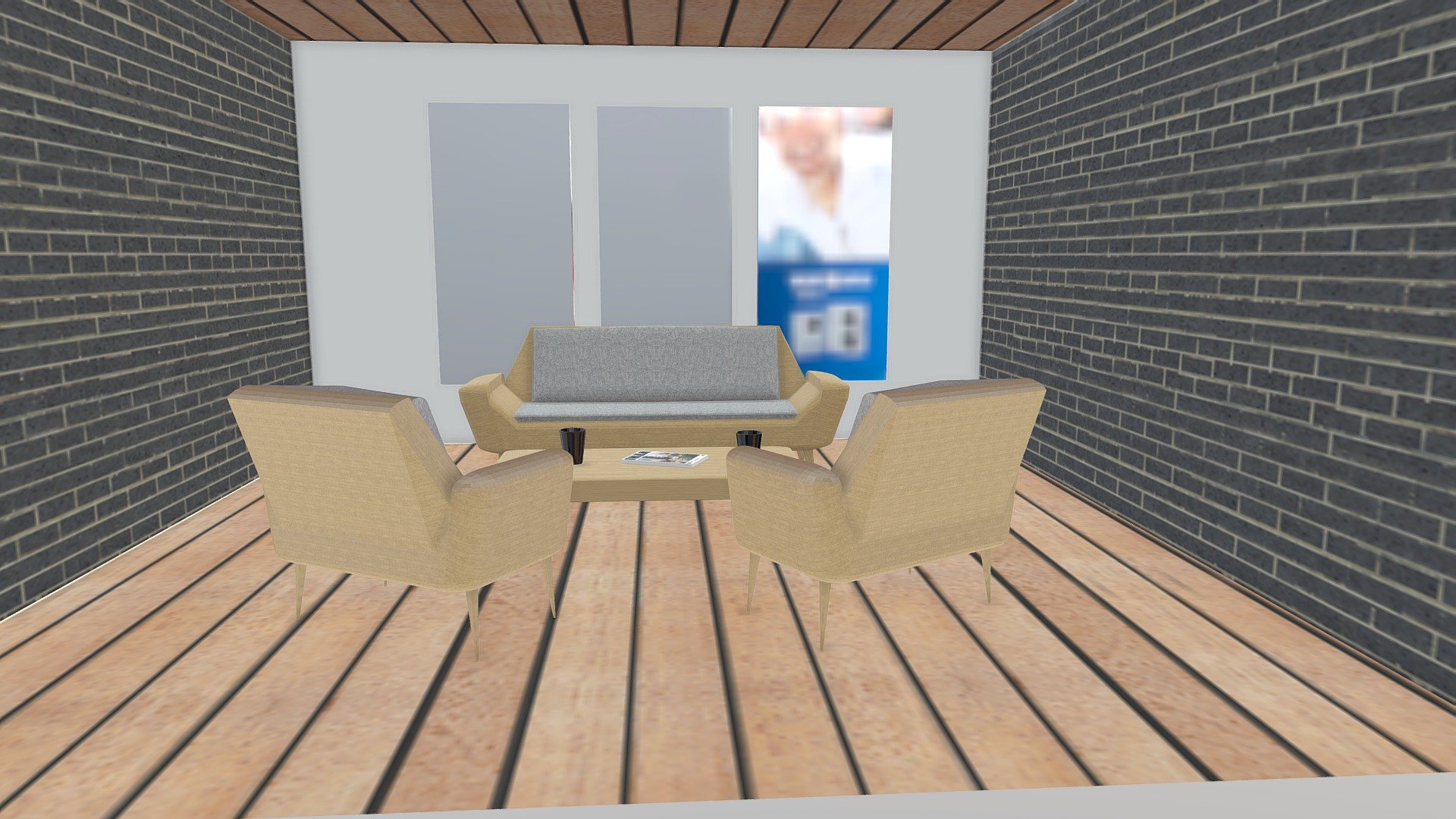 Lounge - 3D model by ferasartika (@ferasartikaatan) [b22c313] - Sketchfab