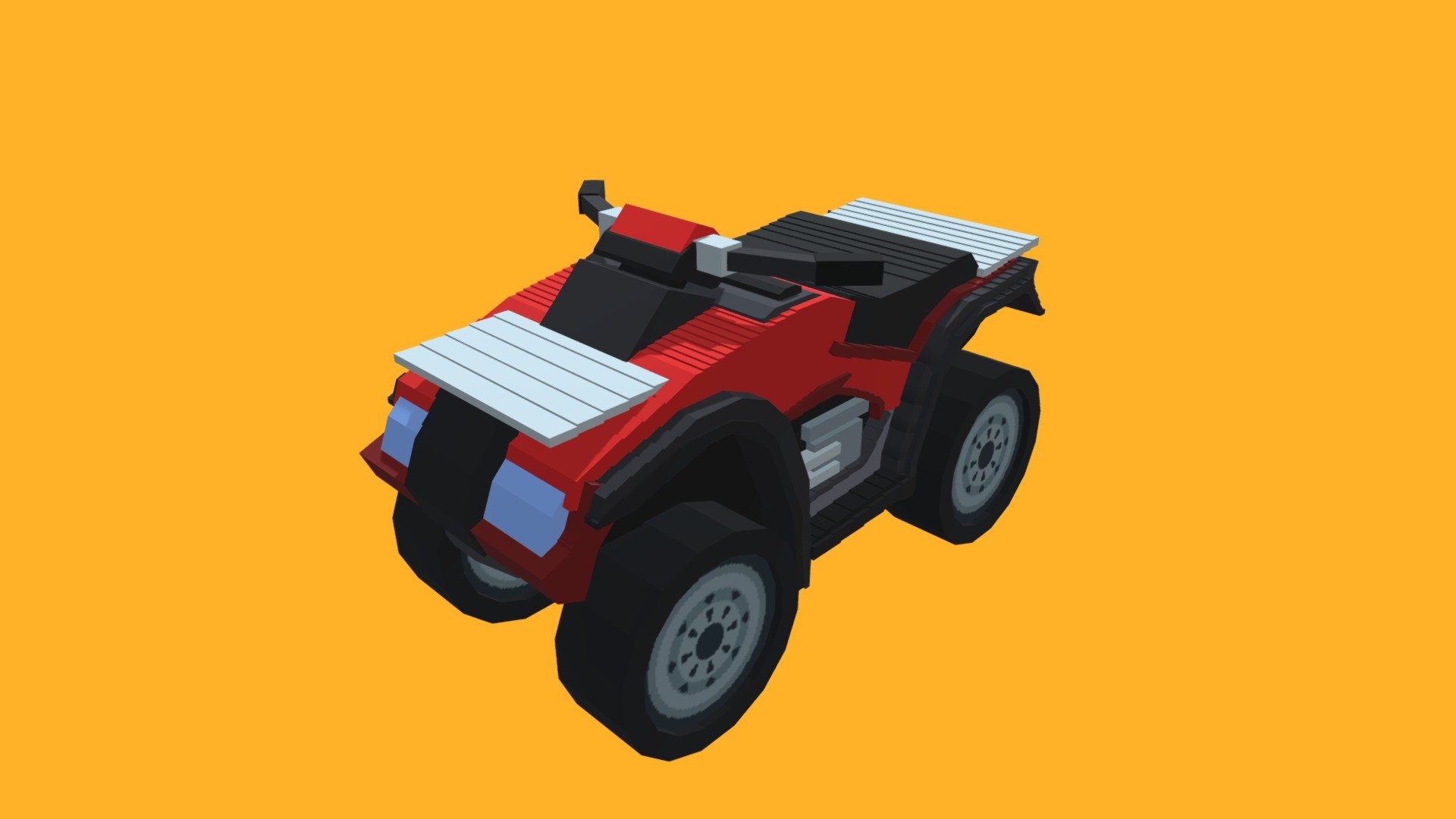 PixelMine | Quad ATV - 3D model by PixelMine [b22d78c] - Sketchfab