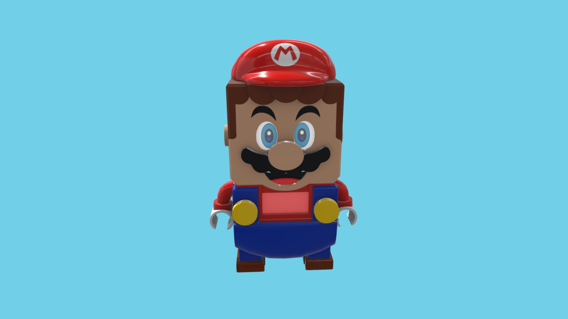 Lego Mario. - Download Free 3D model by Dr. Heinz Doofenshmirtz (@Dr ...