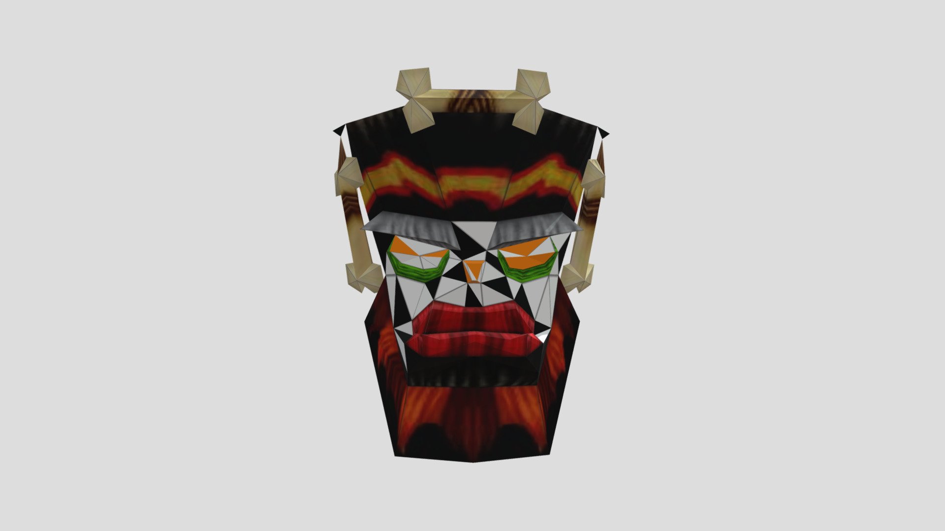 Uka Uka Crash 3 Ps1 - Download Free 3D model by Crash Bandicoot 3: Beta ...