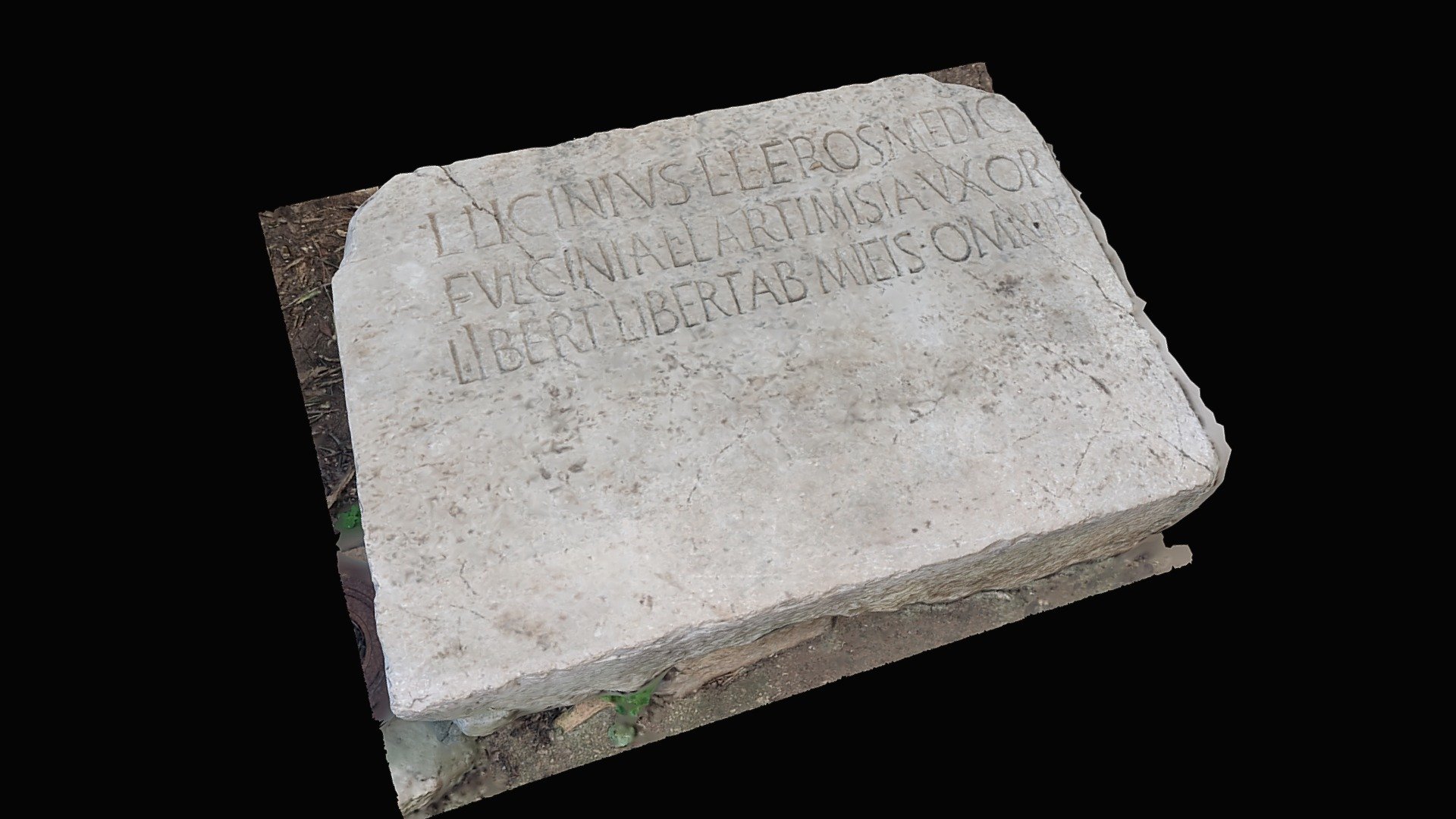 Licinius medicus - Roman epigraph - Download Free 3D model by tdr125 ...