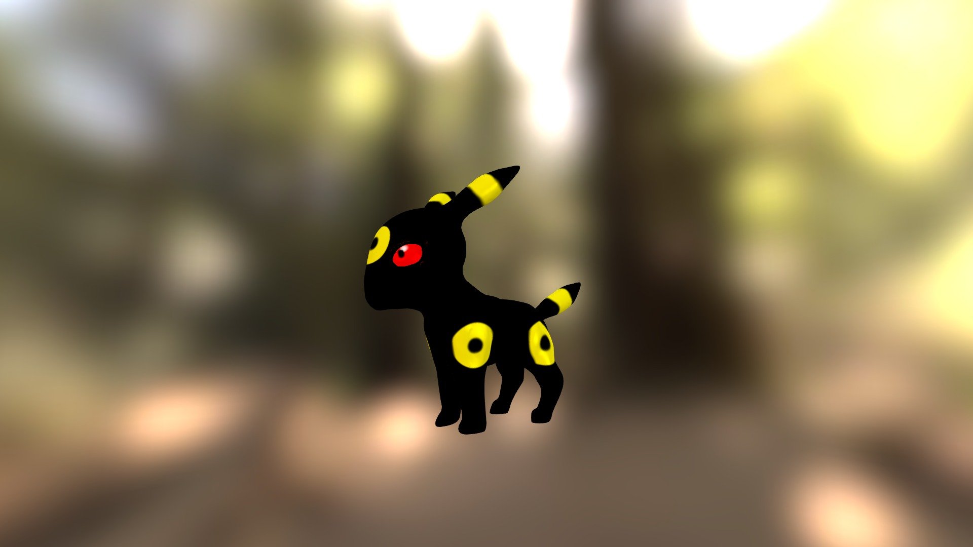Umbreon - 3D model by Xenorider (@alloces) [b2312ac] - Sketchfab