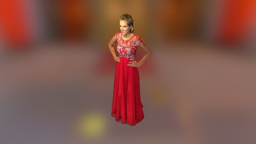 Prom Dress - 3D model by 3dweddingfigures [b2318dc] - Sketchfab