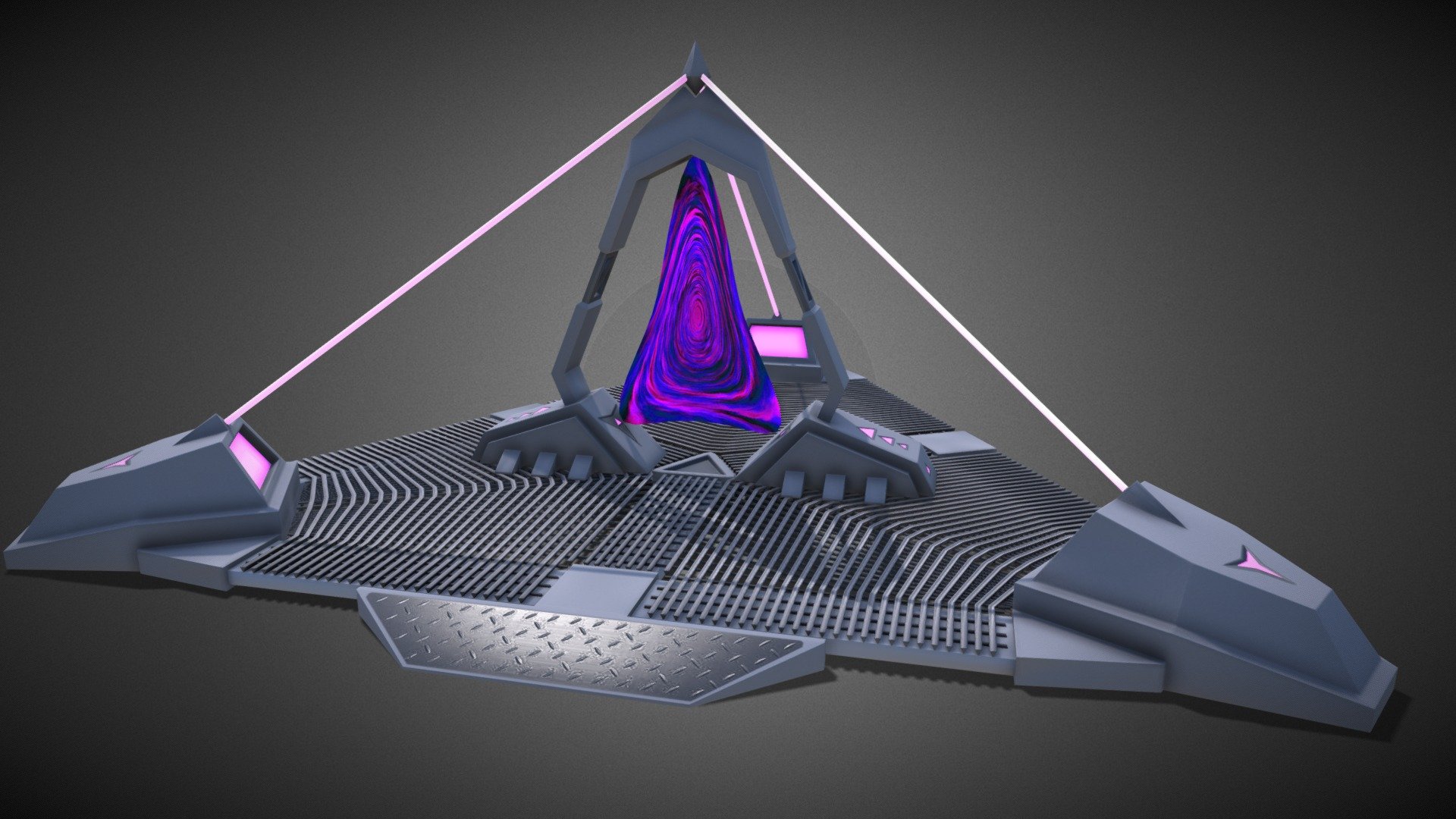 Triangle Portal - 3D model by Chrismartinartist [b233565] - Sketchfab