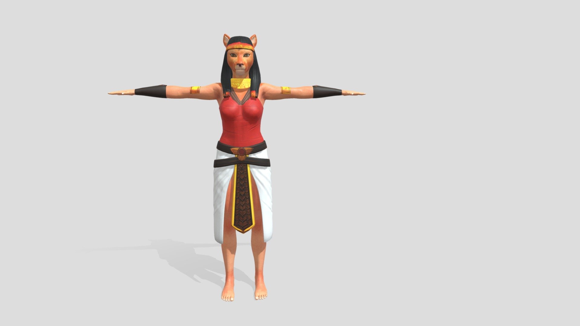 Bastet - 3D model by creative.avl [b2357c4] - Sketchfab