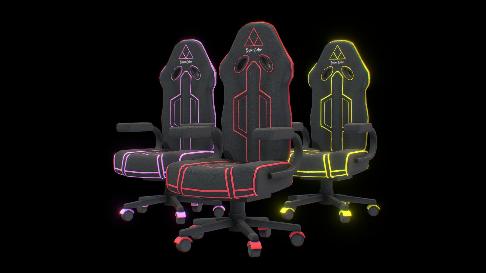 Gaming Chair - Buy Royalty Free 3D model by Sebastian.BA [b236694 ...