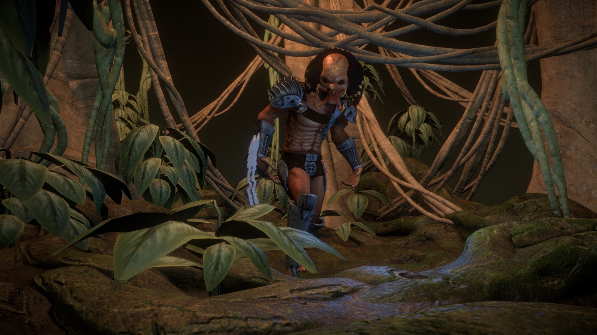 Jungle Scene - 3D model by pixeldog4ever [b236887] - Sketchfab