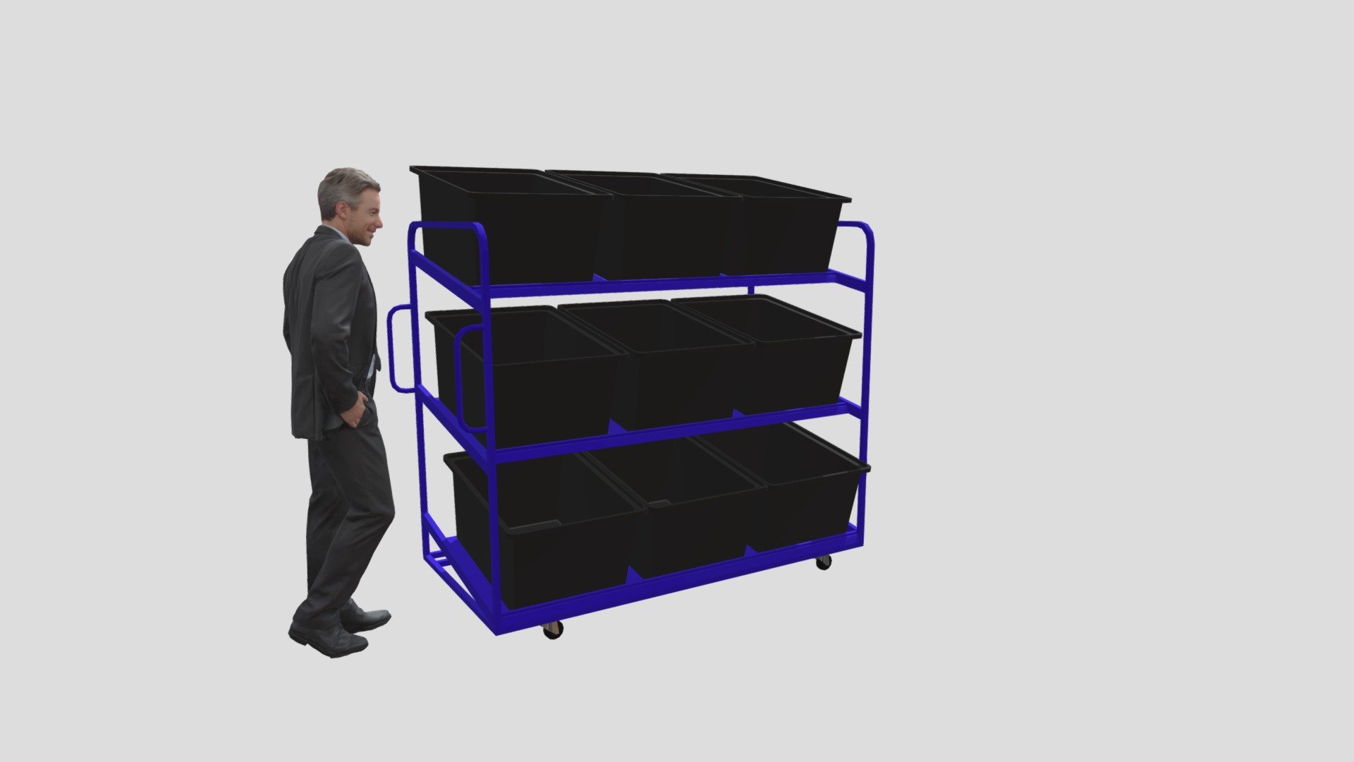 AW-OHS Gav Cohen Large 9 Tote Trolley - 3D model by 3D-VIEW (@Jake ...