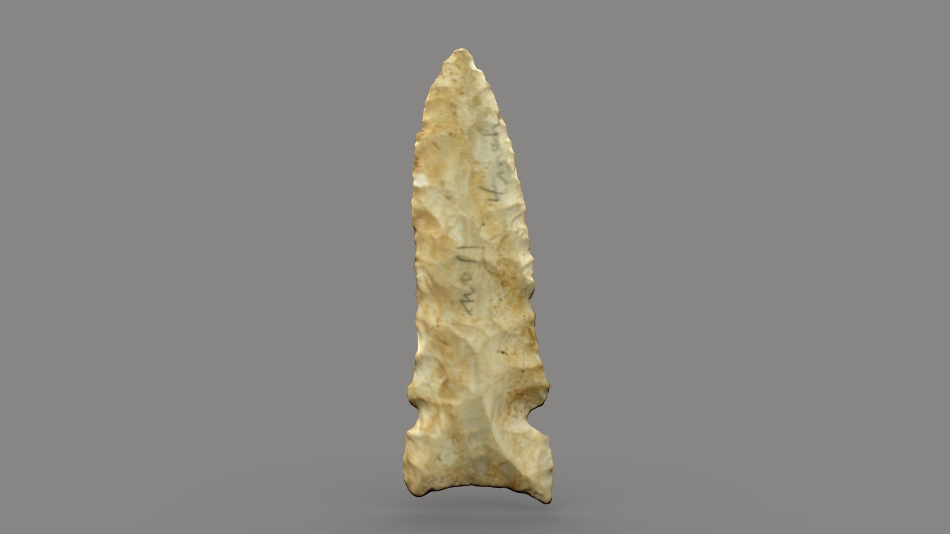 Graham Cave Projectile Point - 3D model by The Herring Run Archaeology ...